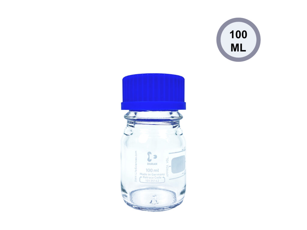 Laboratory Glass Bottle 100 ml Duran – TTK Science
